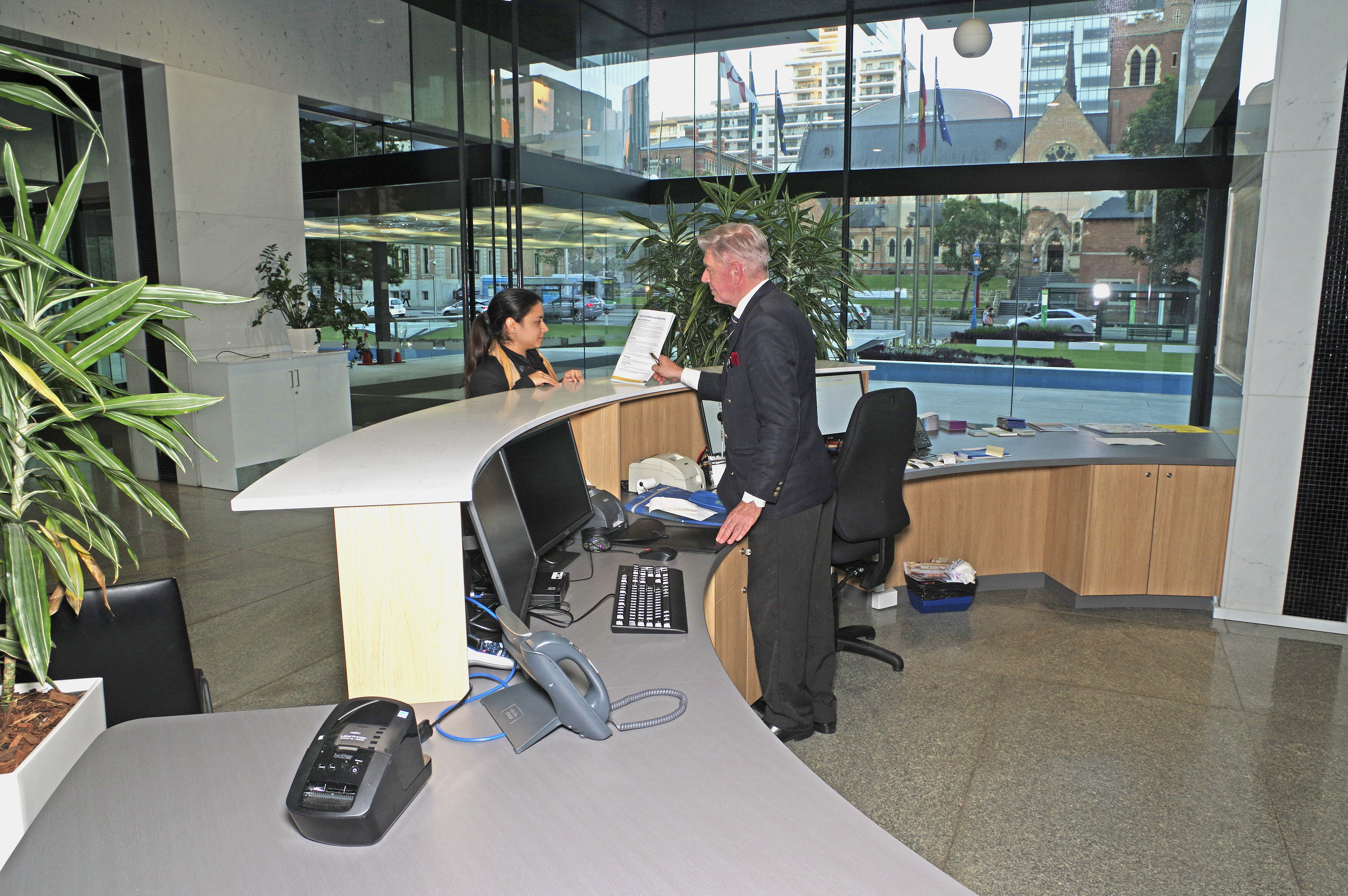 New look for Council House reception | City of Perth