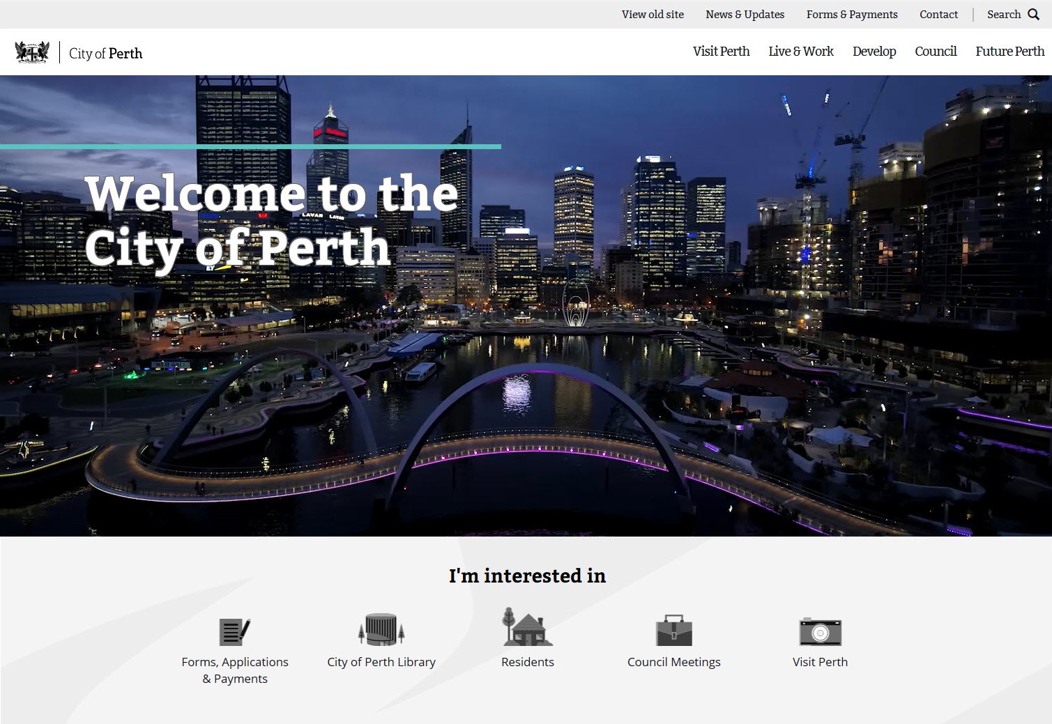 New City of Perth website | City of Perth